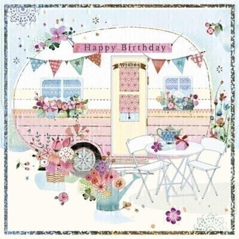 Birthday Caravan Greetings Card by Paper Rose \ Gifts Liverpool ...