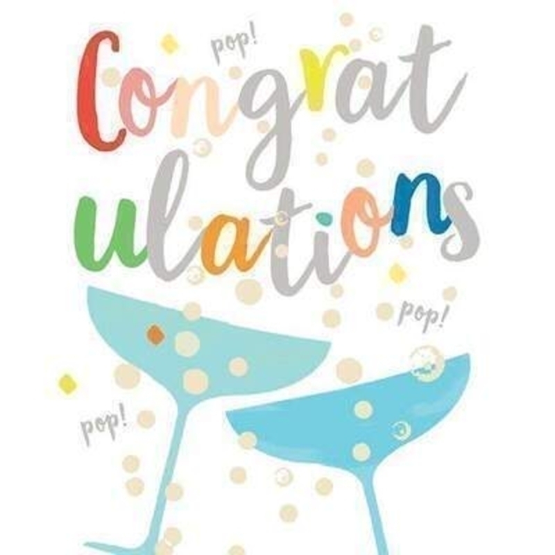 Champagne Glasses Congratulations card by Liz and Pip \ Gifts Liverpool ...